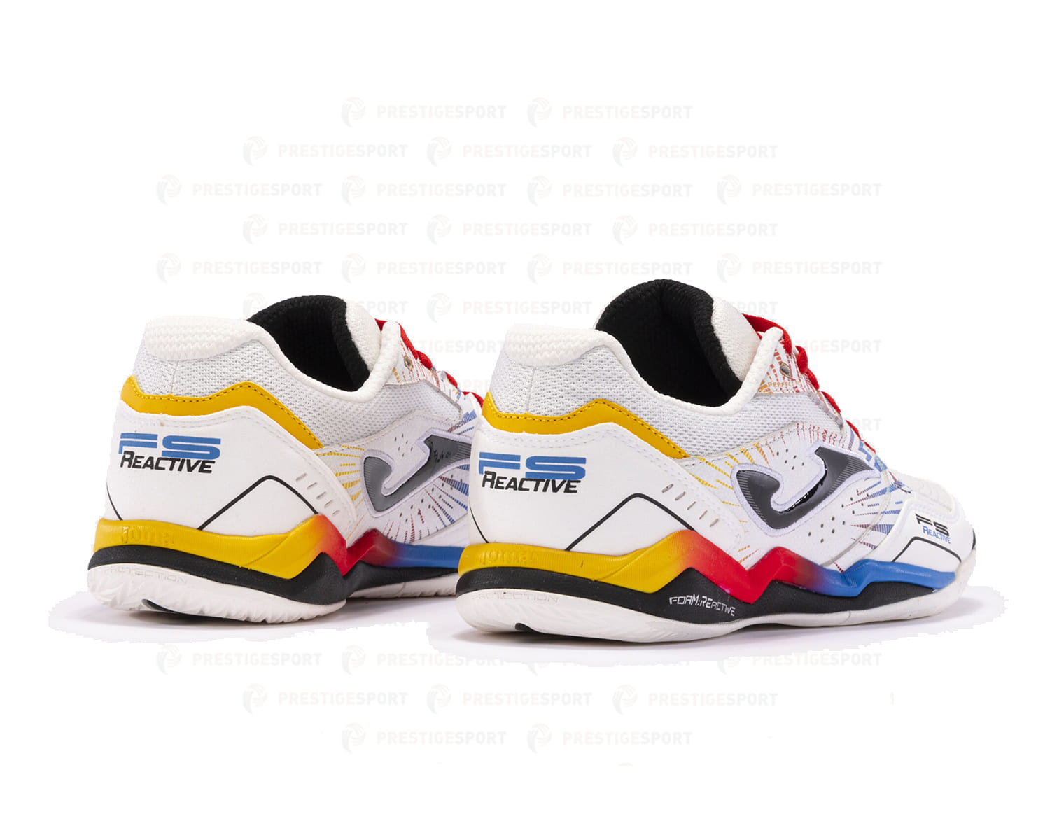 JOMA FS REACTIVE 2476 BIANCO-ROSSO SCARPA FUTSAL - PrestigeSport ...
